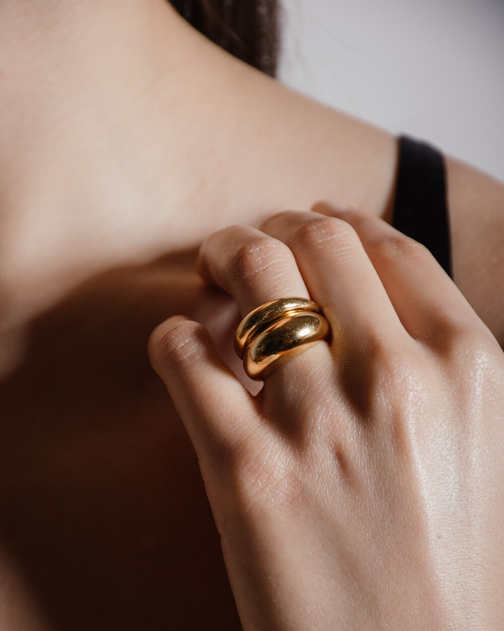 heroyne - Small Dome Ring - 18k Gold Vermeil